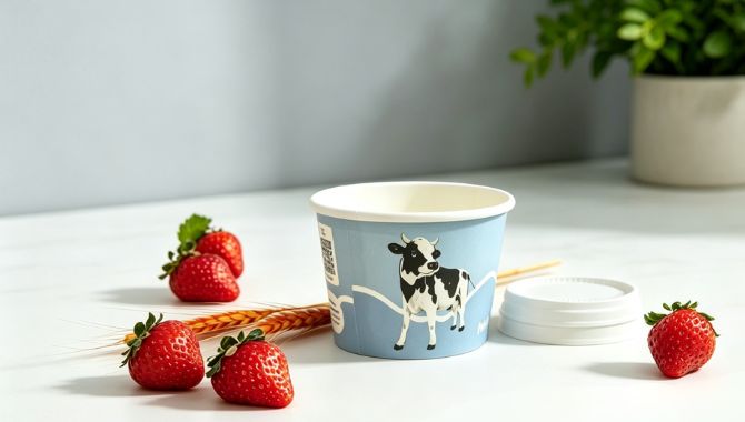 Stackable Paper Ice Cream Lids - ProGreen - Manufacturer of food ...